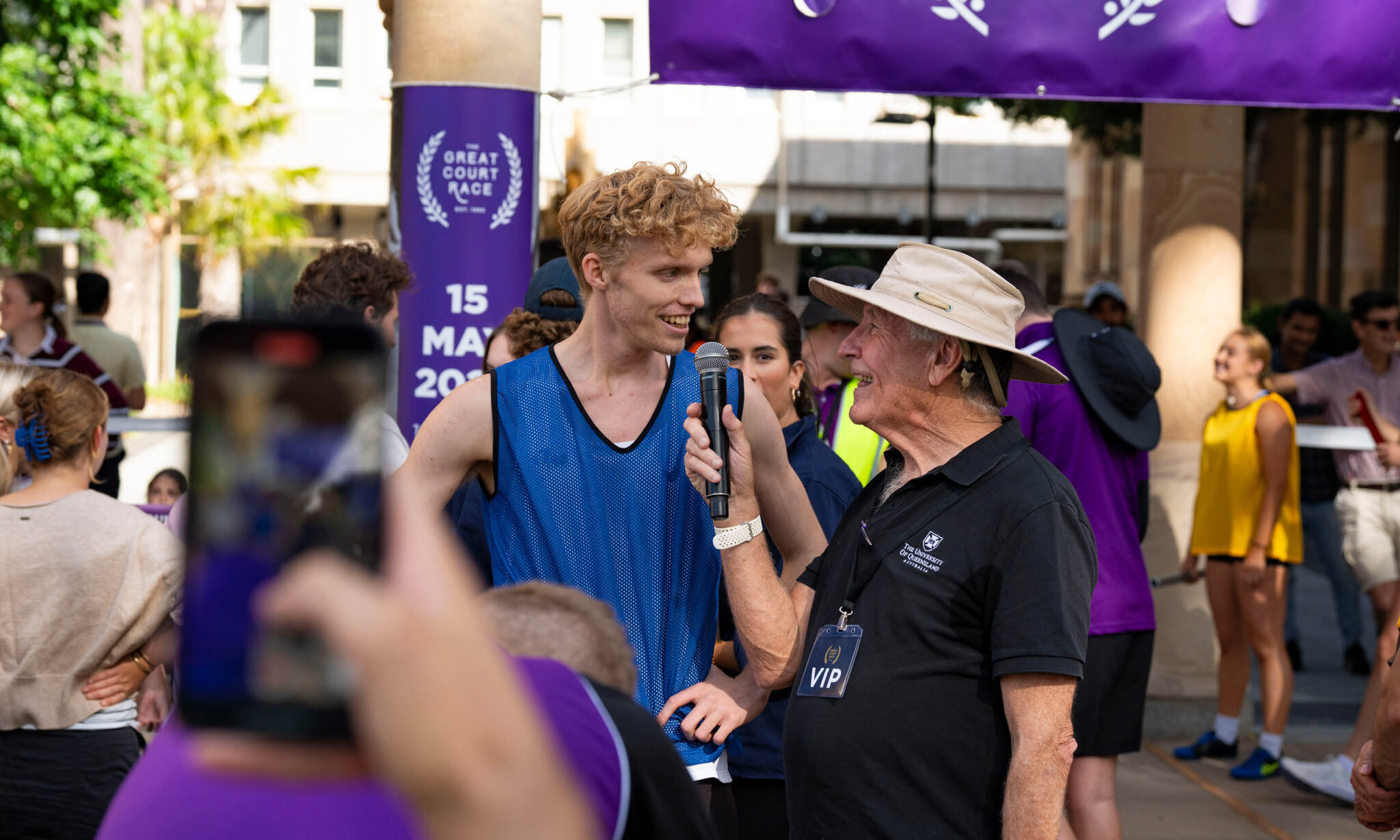 Bible and Niven win back-to-back in the 39th Great Court Race - UQ Sport